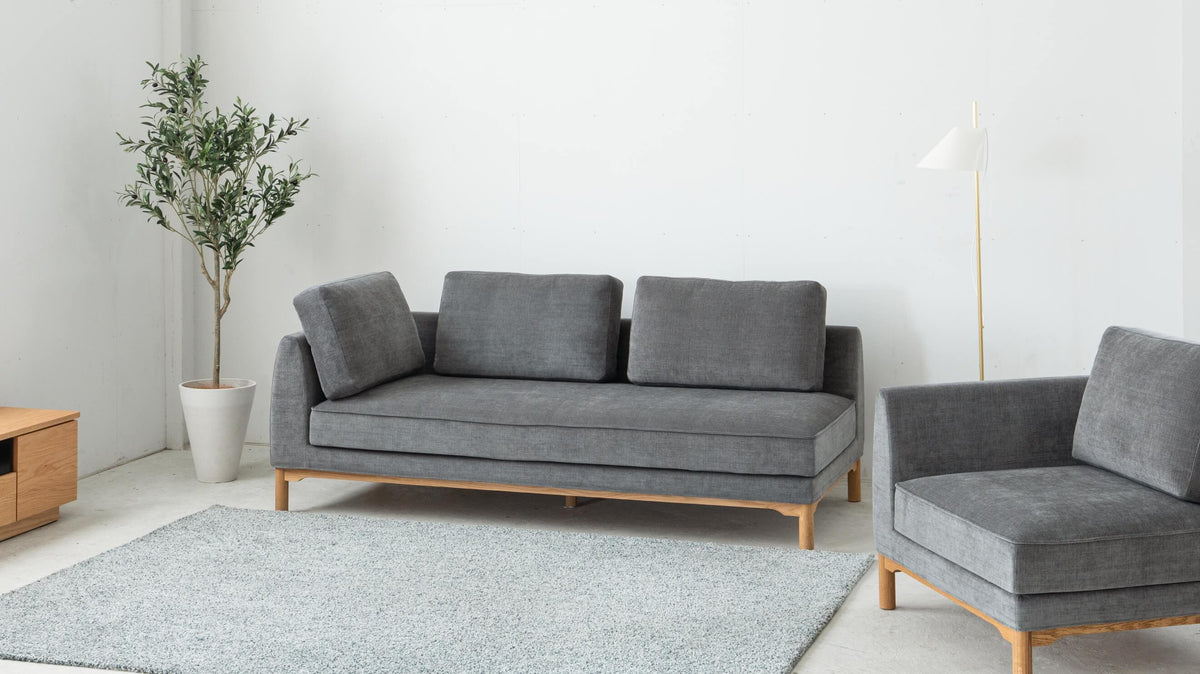 FLANNEL SOFA - VESEL 2.5P ONE ARM SOFA – HOW Furniture