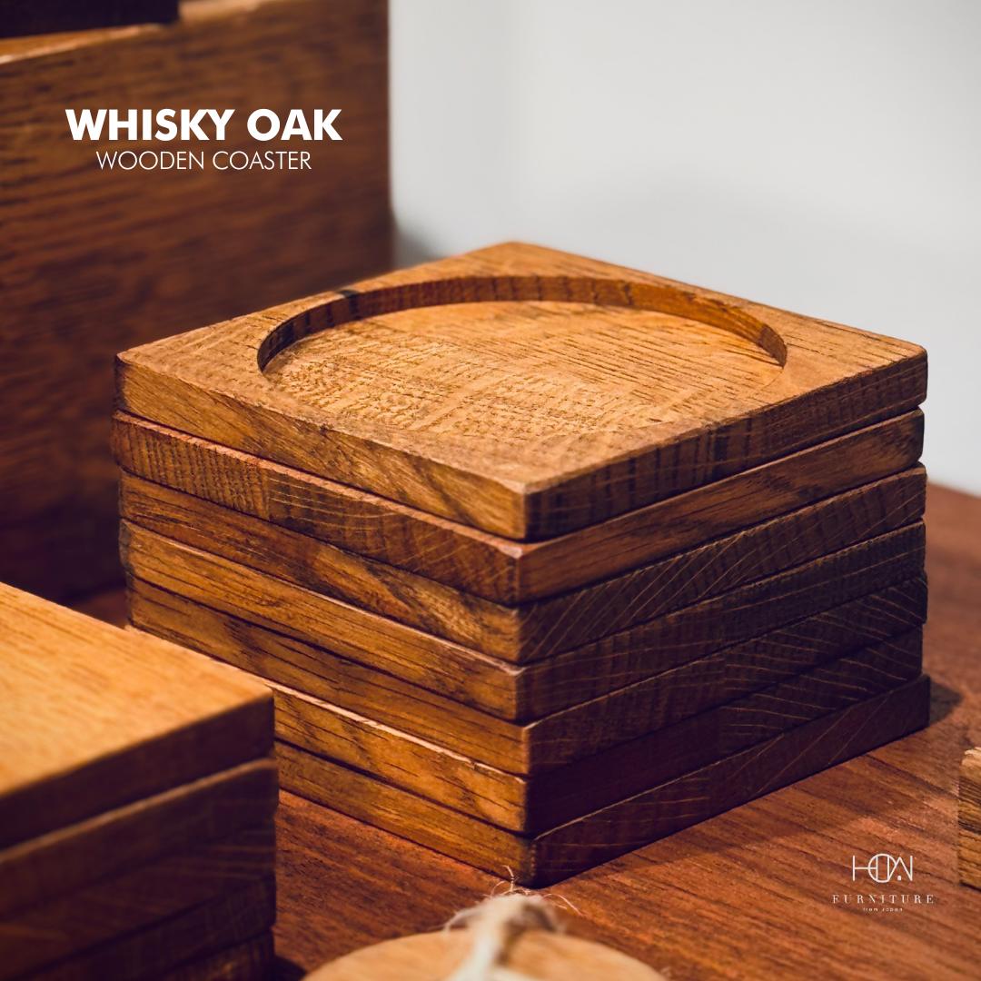 [IN-STOCK] WHISKY OAK - COASTER – HOW Furniture